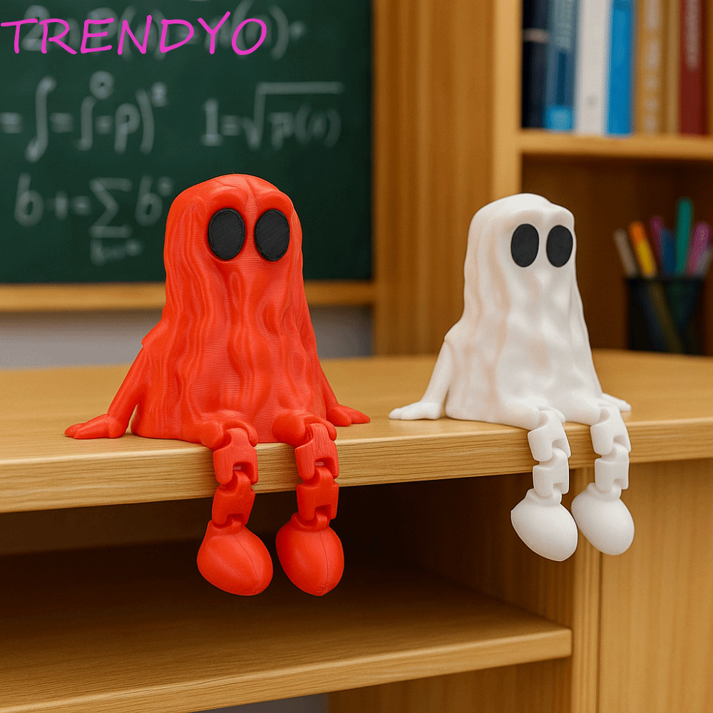 TRENDYO 3D พิมพ์ Ghost เครื่องประดับ, Mini PLA Ghost Joint ตุ๊กตา ...