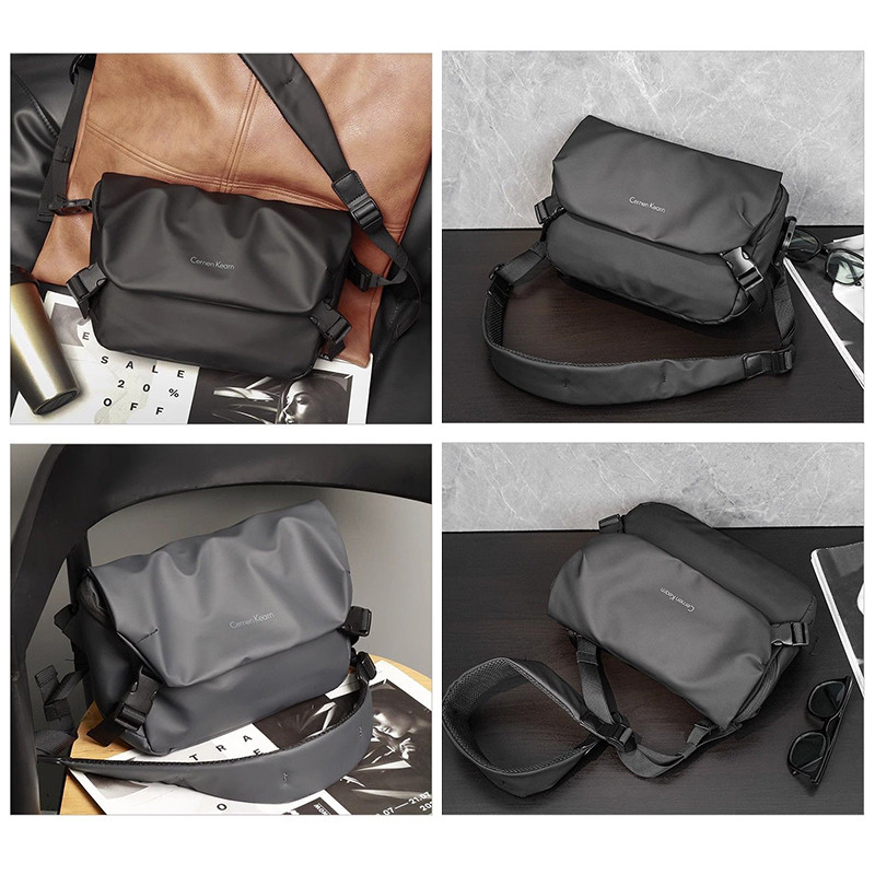 PND Unisex Casual Sling Bag Messenger Bag ความจุขนาดใหญ่ Man Crossbody ...