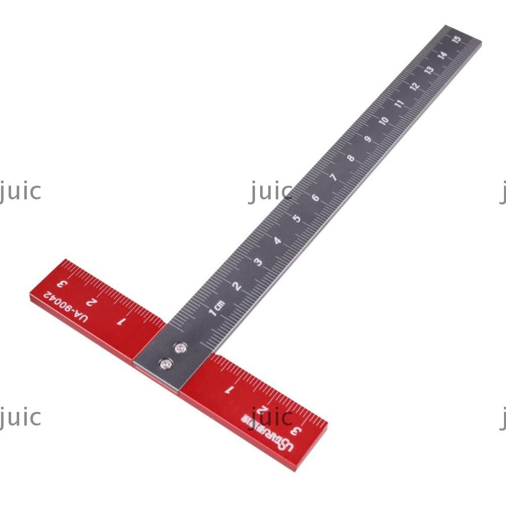 JUIC T-Rurler, 6 นิ้วอลูมิเนียม T-Shaped Square ไม้บรรทัด, Scribing ...