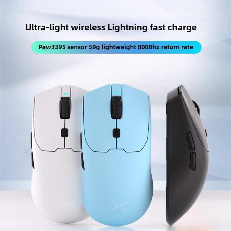 Delux M700 PRO Ultra 8K Wireless Gaming Mouse PAW3395/3950 26000 ...