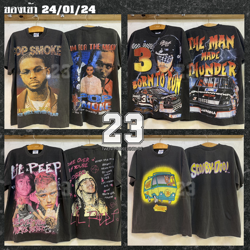 23 สินค้าเข้าใหม่ 240124 ฟอกไบโอ เสื้อทัวร์ แรปเปอร์ ลายการ์ตูน 1720