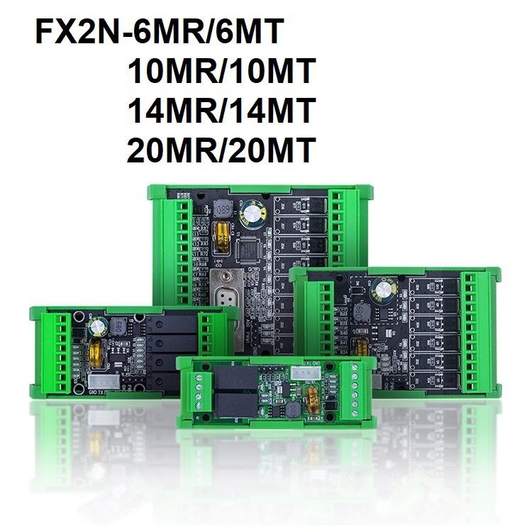⁂FX2N-6MR/10MR/14MR/20MR 6MT/10MT/14MT/20MT PLC Board With Shell High ...