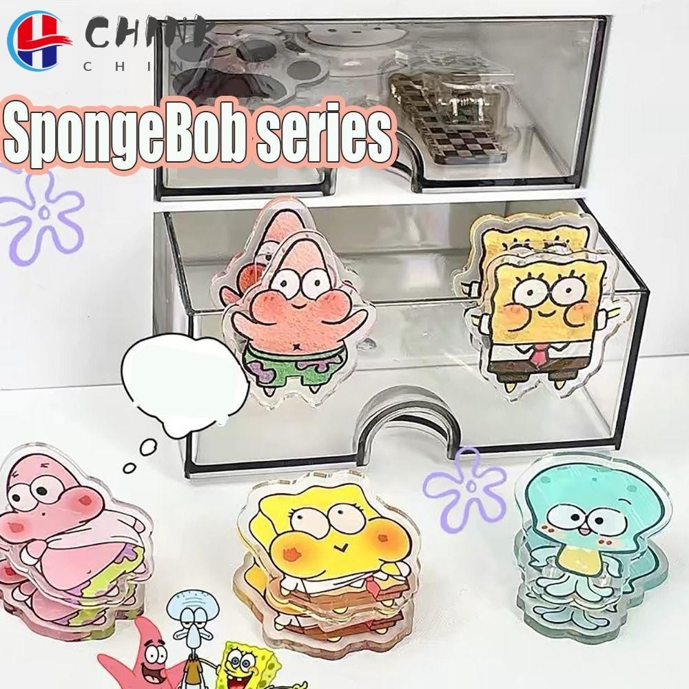 Chink Photo Binder คลิป, อะคริลิค PP การ์ตูน SpongeBob คลิปอะคริลิค ...
