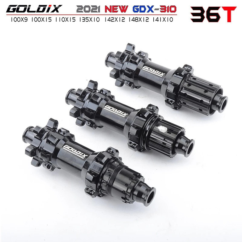 ดุมจักรยานเสือภูเขา GOLDIX GD310 28h แบบตรง 36T ระบบแร็คเก็ต HG XD MS ...