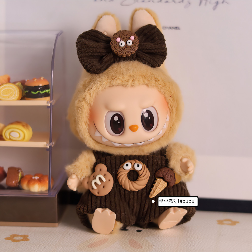 ปาร์ตี้นั่งต้นฉบับไวนิล LABUBU เสื้อผ้าเด็ก Eye Baba Oreo | Shopee Thailand