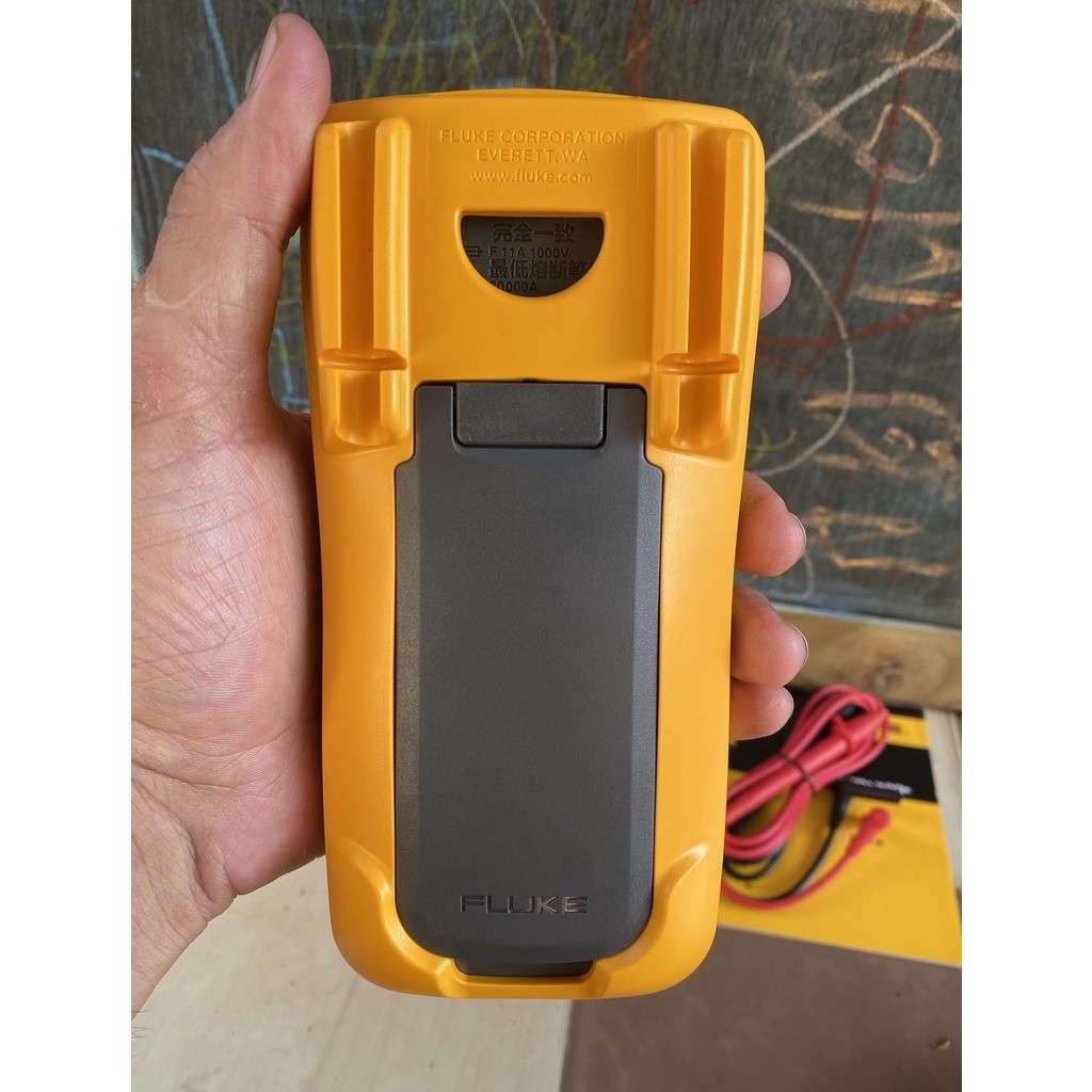 วัดแรงดัน ใหม่+Fluke 15B Max Digital Multimeter ดิจิตอล มัลติมิเตอร์ ...