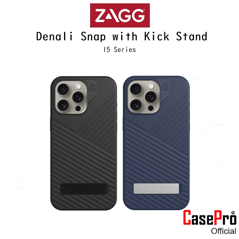 Zagg Denali Snap with Kick Stand เคสกันกระแทกระดับ5เมตรเกรดพรีเมี่ยม เค ...