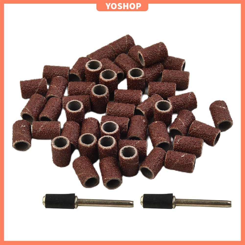 Ybp 100 ชิ้นกลองแผ่นขัด w/4 Mandrels Kit สําหรับขัดโลหะไม้ชุดพลาสติก | Shopee Thailand