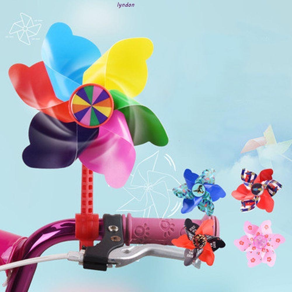 Lyndon เด็กจักรยาน Pinwheel จักรยานอะไหล่จักรยานตกแต่งรถสามล้อ Windmill ...