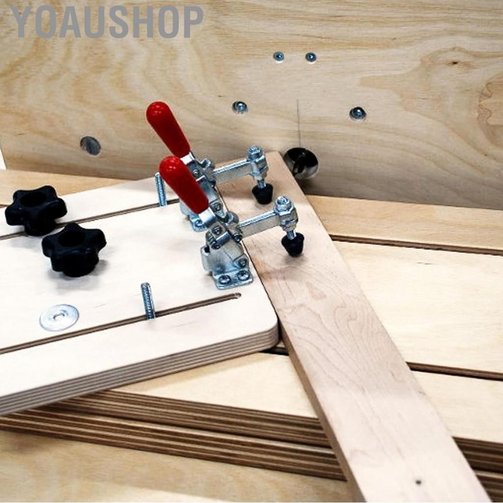 Yoaushop Quick Release Toggle Clamp การใช้งานกว้าง Dual Head แนวนอน M8 ...