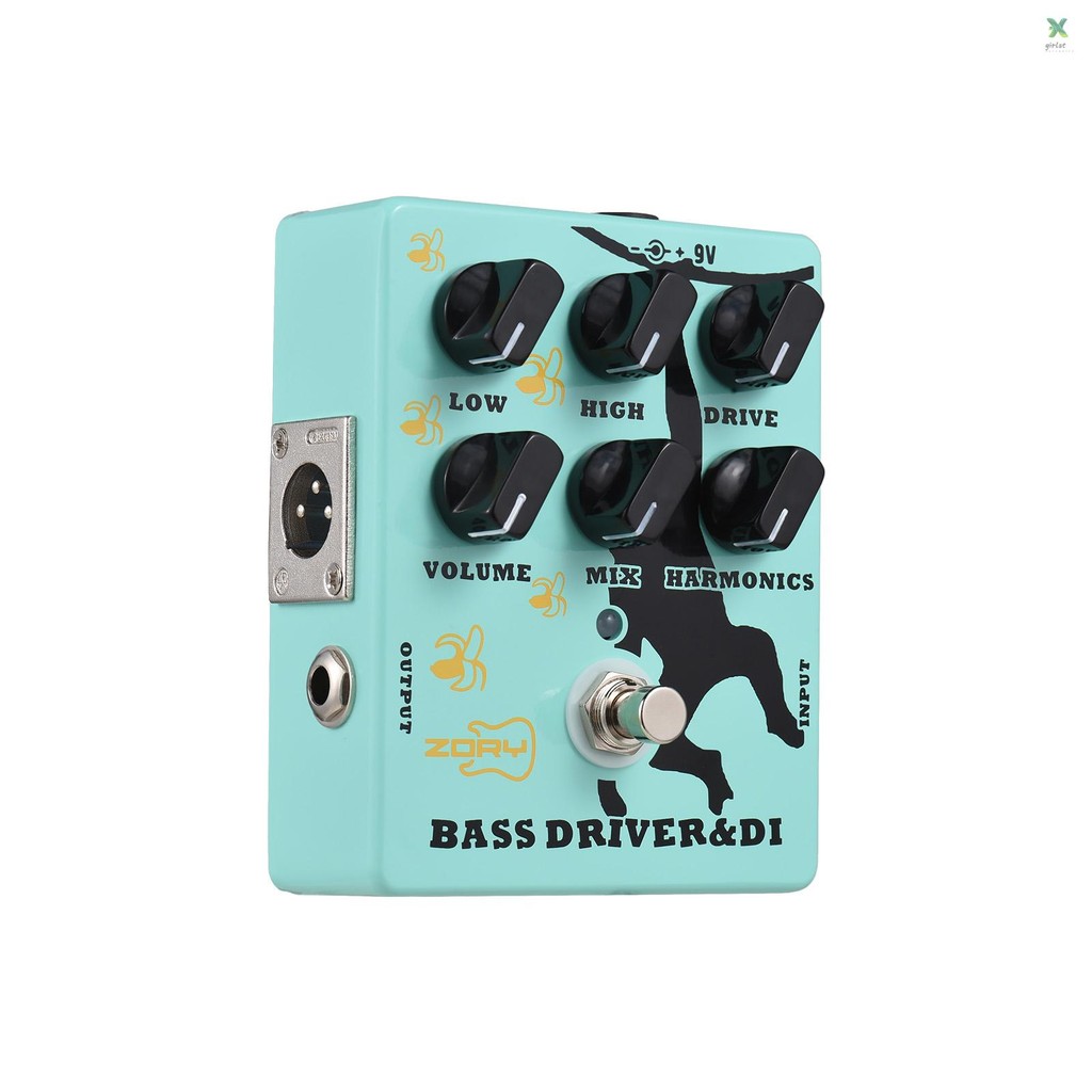 เบสและ Di [joy] Di Box พร้อม Xlr 9v 6.35mm Bass Pedal Bass Amp Pedal ...