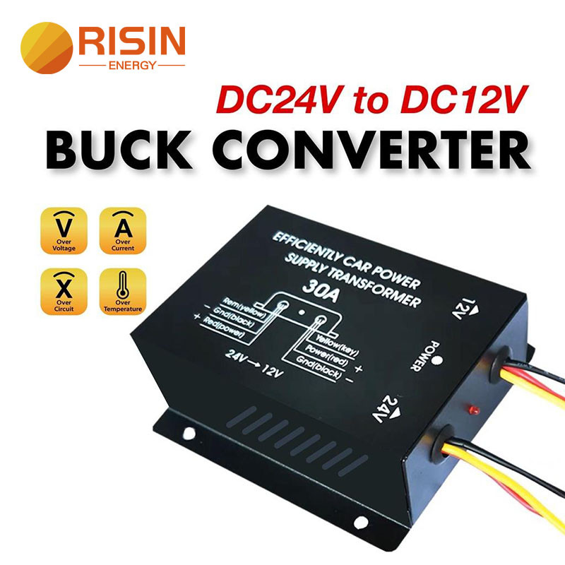 10a/15a/20a/30a/40a/50a/60a 24v DC ถึง 12v DC Power Buck โมดูลรถ Step Down Converter ตัวควบคุม ...