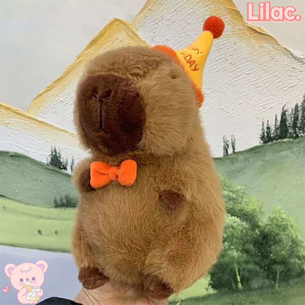 Lilac วันเกิด Capybara ของเล่น, ตุ๊กตา Capybara คุณภาพสูงนุ่ม, ผ้าฝ้าย ...