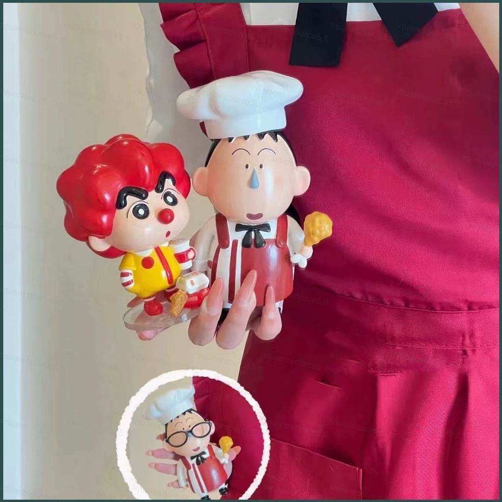 Lg Crayon Shin-chan Action Figure KFC Bochan และ McDonalds Nohara ...