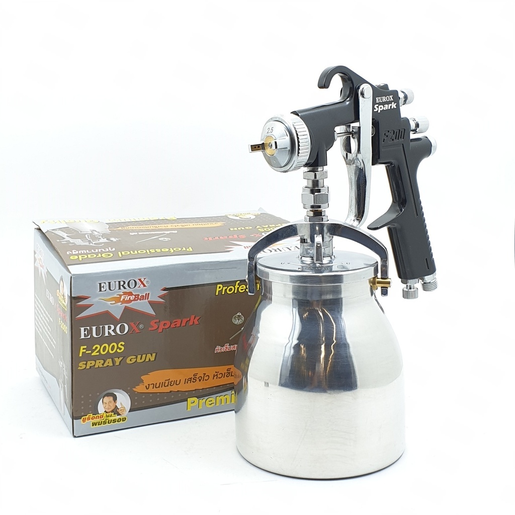 GlobalHouse EUROX กาพ่นสี ล่าง 2.5 ลิตร รุ่น KINGSPARK สินค้าของแท้คุณภาพดี | Shopee Thailand