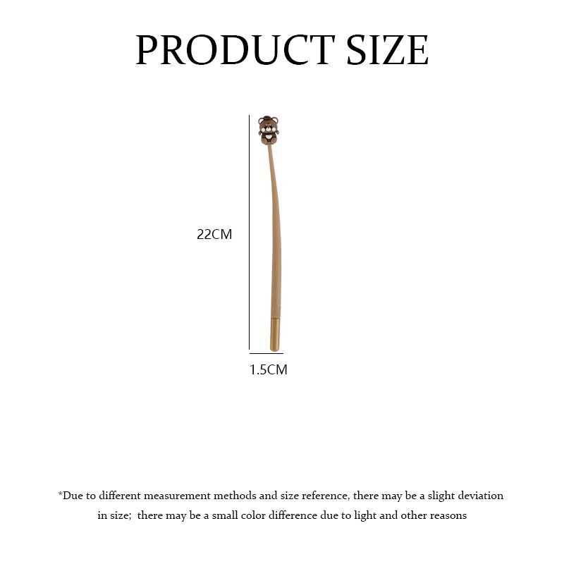 poppyjoy การ์ตูนซิลิโคนหมีน้อยเจลปากกาหมึกสร้างสรรค์เขย่าเข้าสู่ระบบปาก ...