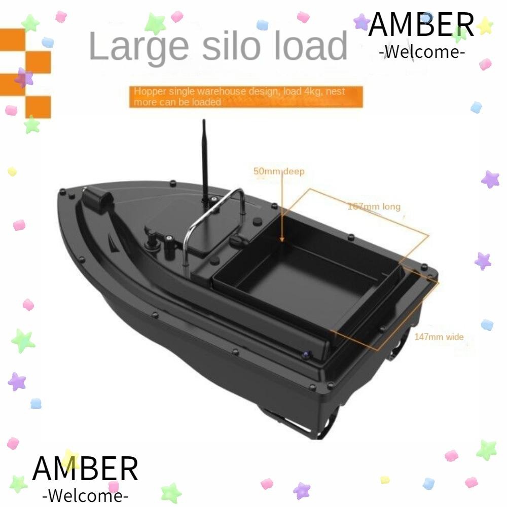 Amber RC เรือตกปลา, เรือเหยื่อรัง RC กันน้ําอัจฉริยะ, 2024 ไฟกลางคืน ...