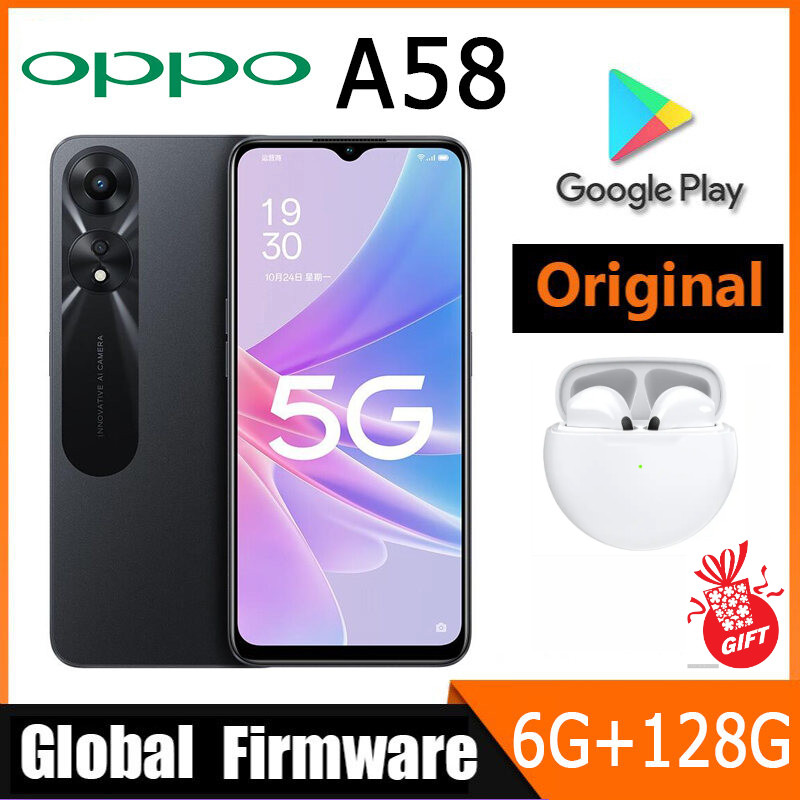 OPPO A58สมาร์ทโฟน Global Firmware RAM 8GB ROM 256GB 6.72 "กล้องหลัก50MP ...