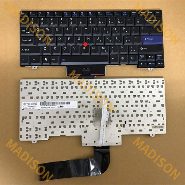 แป้นพิมพ์ภาษาอังกฤษสำหรับแล็ปท็อป Lenovo ThinkPad sl410 L410 sl510 l420 L410 l510 l412 l512 L520 ...