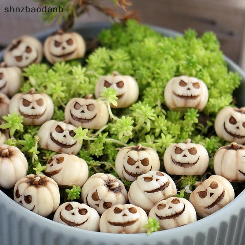 [shnzbaodanb] 20 ชิ้นฮาโลวีนมินิฟักทองตกแต่ง,เรซิ่น Spooky ฟักทองฮาโลวีน, ตกแต่งสยองขวัญฟักทองฮา ...