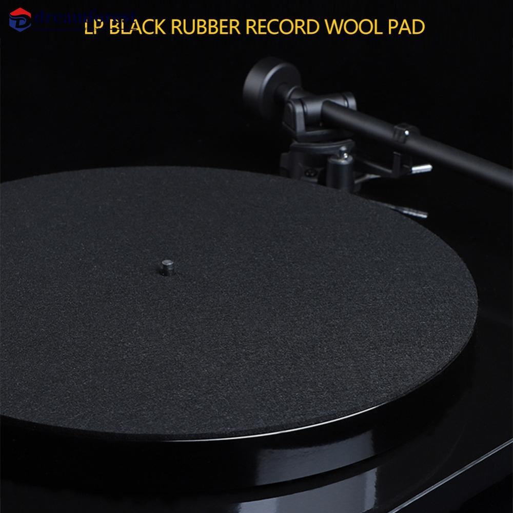 DFS Slip Mat Felt Turntable Platter Mat สําหรับ LP ไวนิลบันทึกเสียง ...