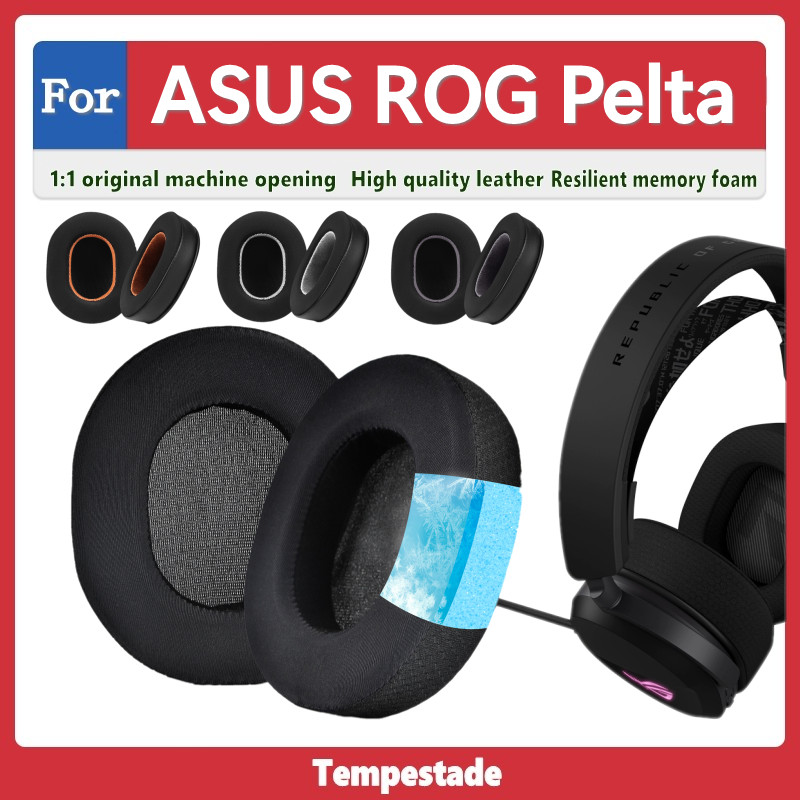 สําหรับ ASUS ROG Pelta Broken Style Earmuffs Earmuffs เคสหูฟังแผ่นรองหู ...