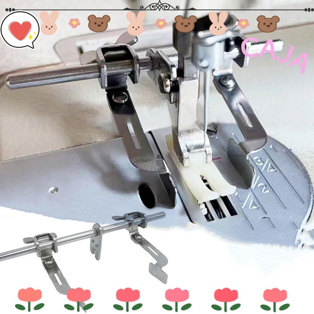 CAJA1 Double Guide Stitch ไม้บรรทัด, Seam Guide Presser เท้าซ้ายขวา ...