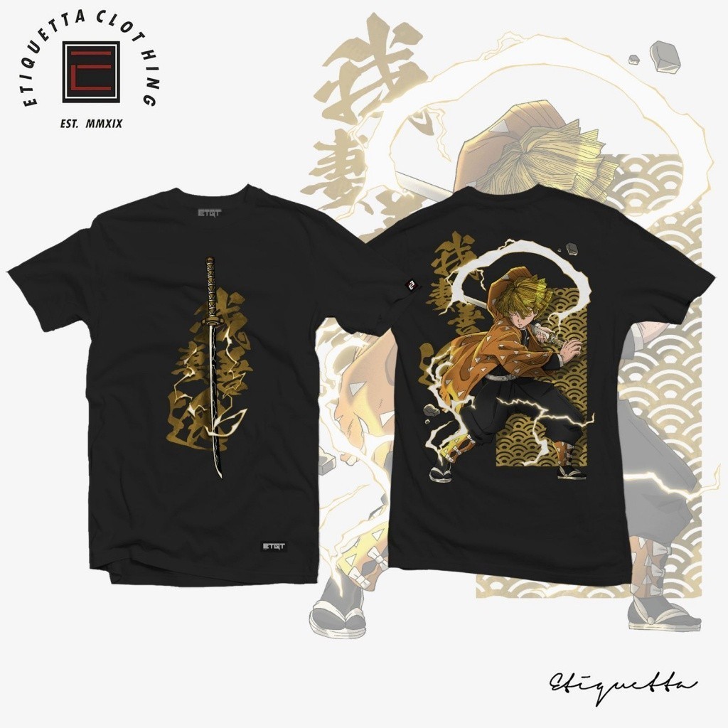 GooFee - ETQT WorldWide - Unisex - Anime Shirt - Demon Slayer - Zenitsu ...