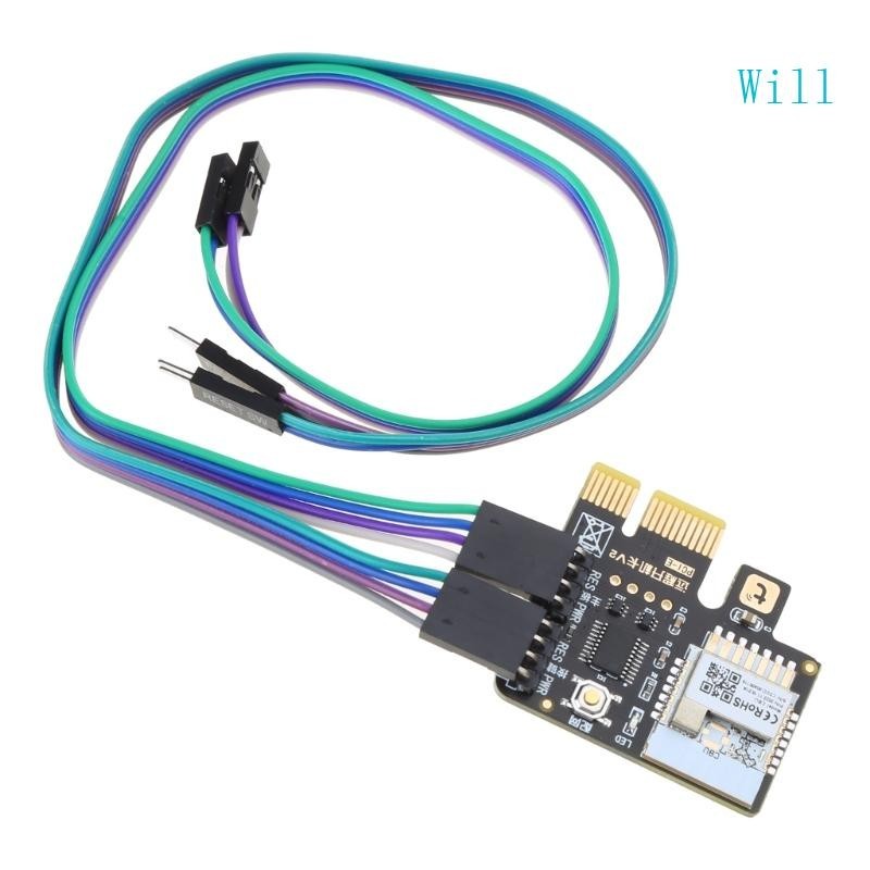 จะสวิตช์รีเซ็ตพลังงาน Wifi คอมพิวเตอร์ Remote Boot Start Up Card PC ...