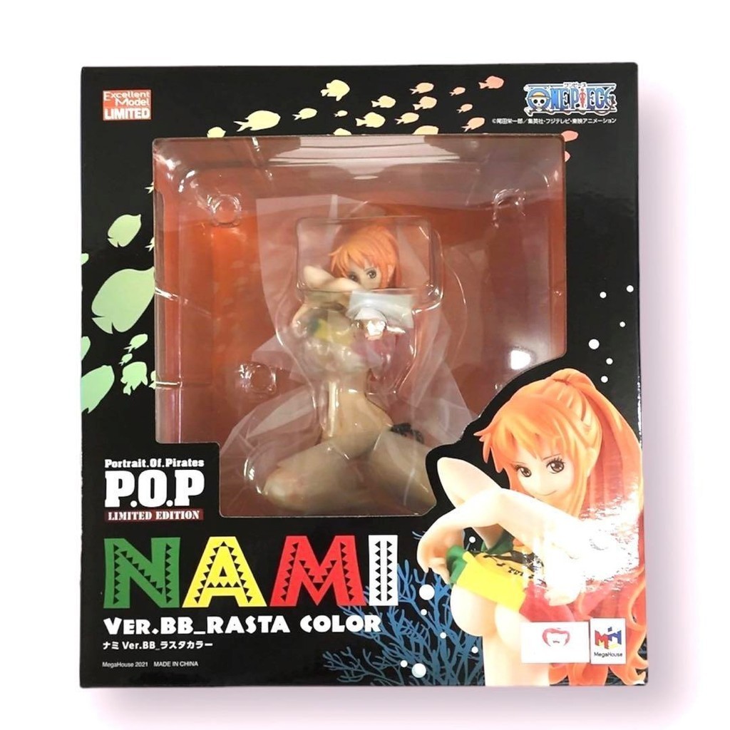 One Piece "LIMITED EDITION" Nami Ver.BB_Rasta ฟิกเกอร์สี / Portrait.Of ...