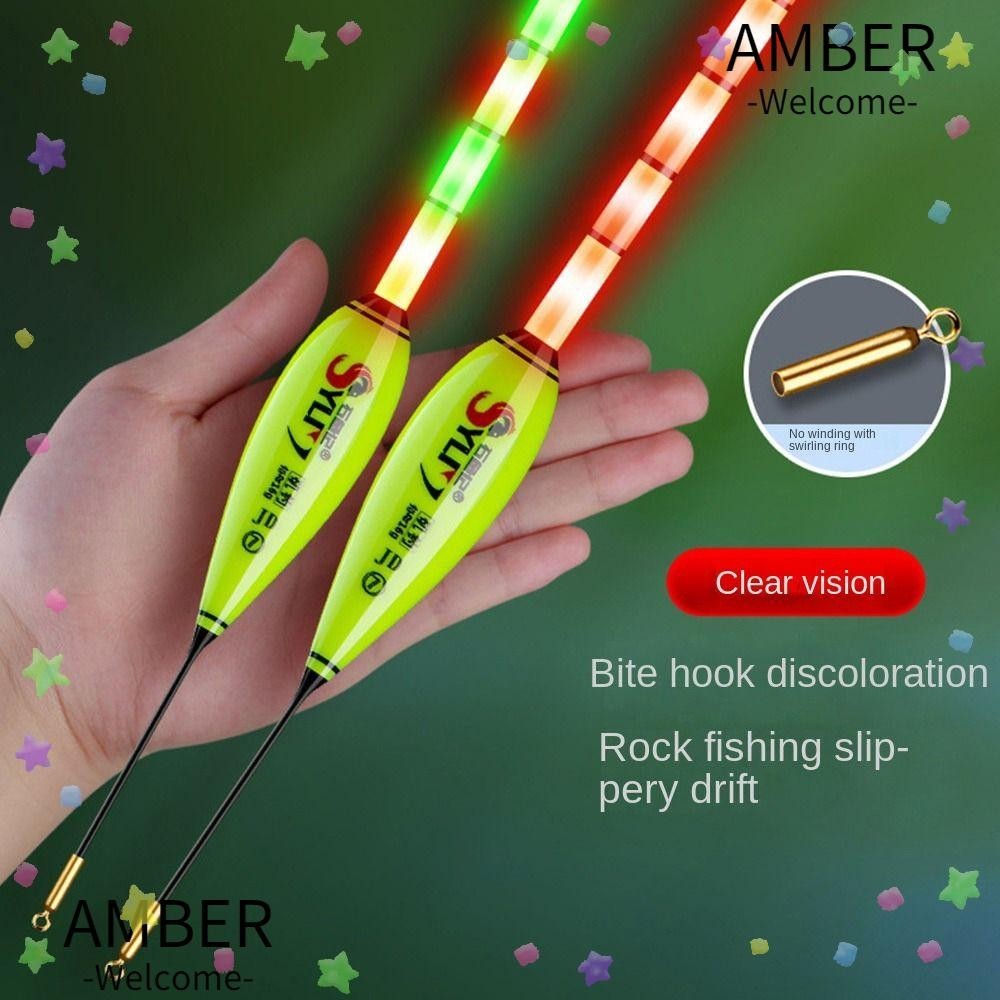 Amber Electronic Fishing Float, Indicator Light Float, Hot. ทุ่น Strike ...