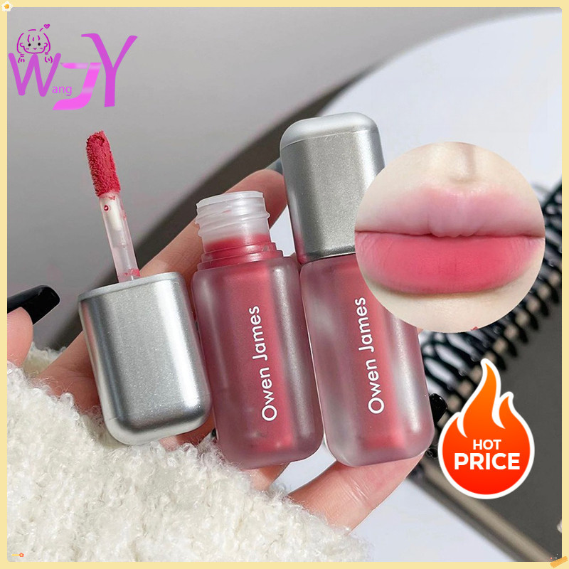Owen James Lip Glaze Matte Mist Velvet ไม่ซีดจาง | Shopee Thailand