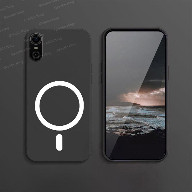 Zte Blade A31 Plus/Optus X Sight 2 เคสโทรศัพท์สีดํา Matte Soft TPU Case ...