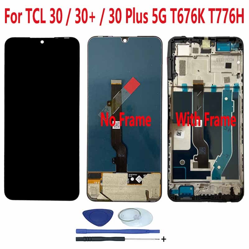 สำหรับ TCL 30 5G T776H T776H1 T776O จอแสดงผล LCD Touch Screen Digitizer ASSEMBLY สำหรับ TCL 30 ...