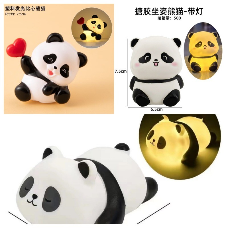 Led Panda Night Light การ์ตูน Creative Panda Light ห้องนอนเพื่อนของขวัญ ...