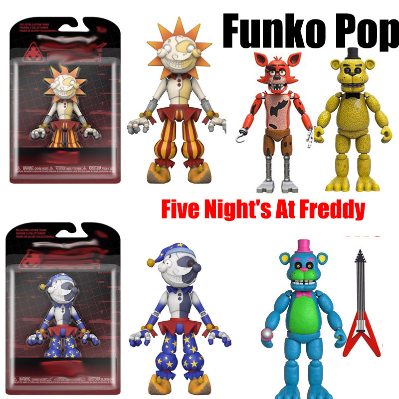 ของเล่น Five Nights ที่ Freddy Fnaf Funko POP Sun Moon Foxy Freddy ...