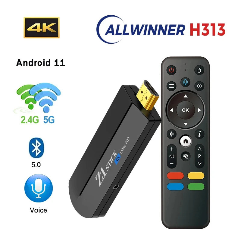 ATV TV Stick แอนดรอยด์11H313 Quad Core 2GB 16GB HDMI 2.0 HD 4K HD 5G ...