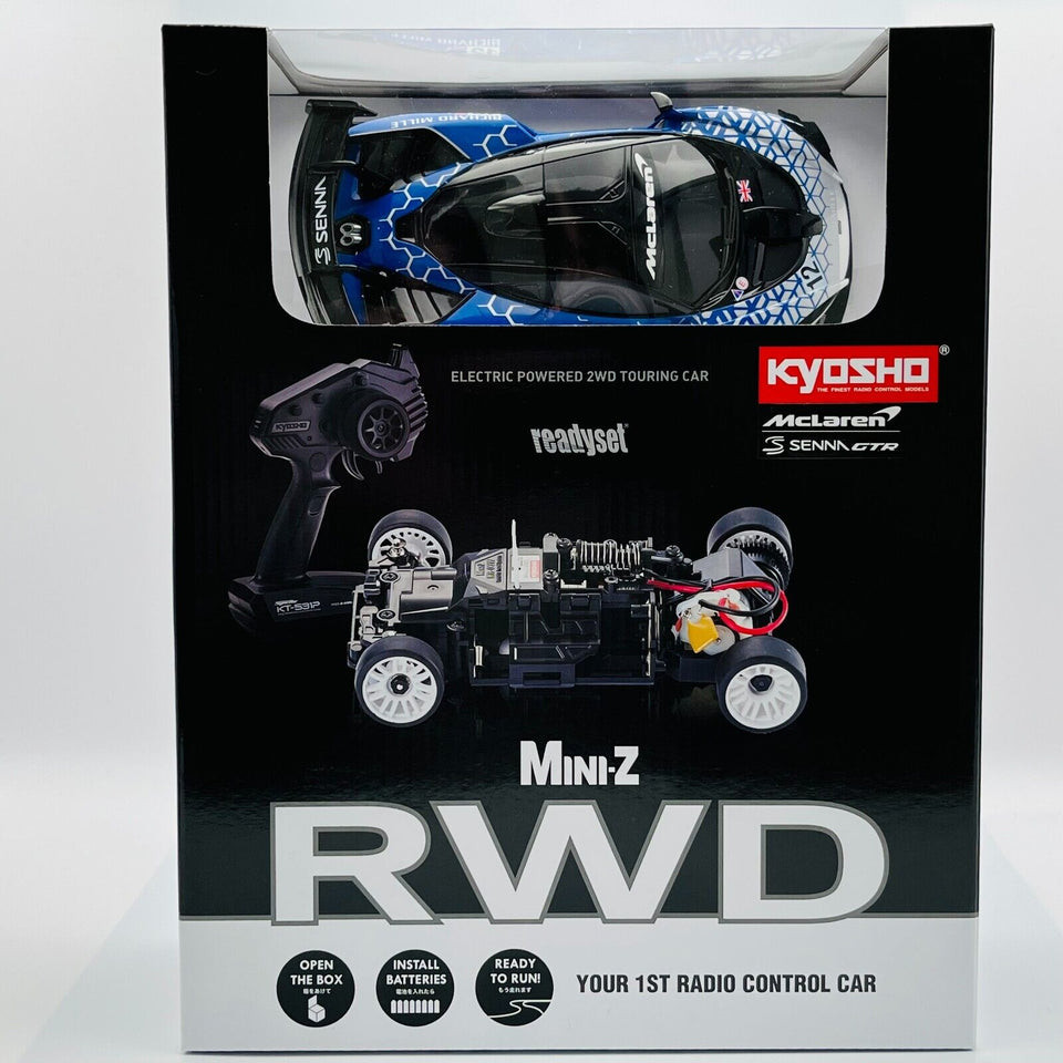 Kyosho MINI-Z Ready Set RWD McLaren Senna GTR Blue 32340BL | Shopee Thailand