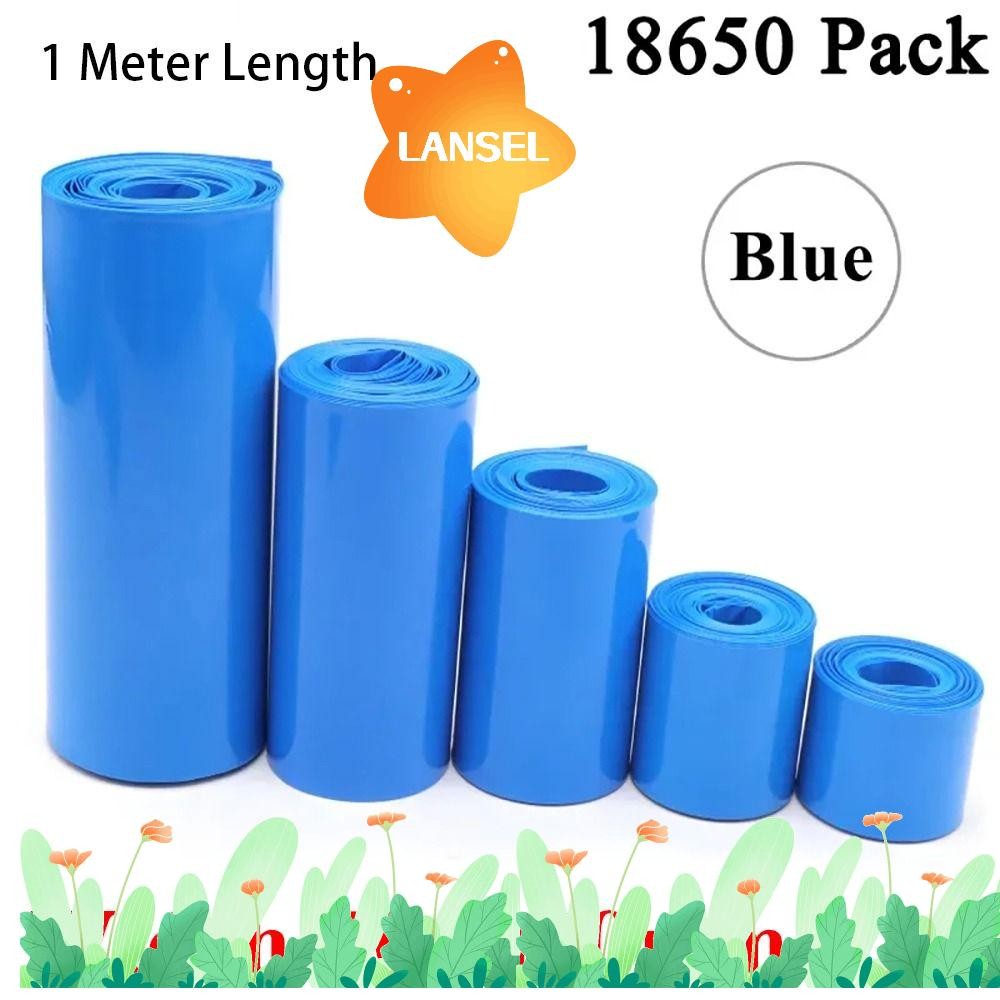Lansel 1 เมตร/แพ็คท่อหดความร้อน, 18650 แบตเตอรี่ Pack Multi ขนาดหดฟิล์ม ...