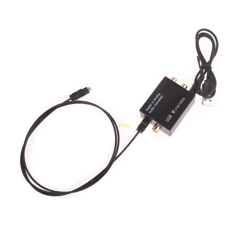 Bt Digital to Analog Aux Converter Digital Optical Coaxial Analog Aux ...