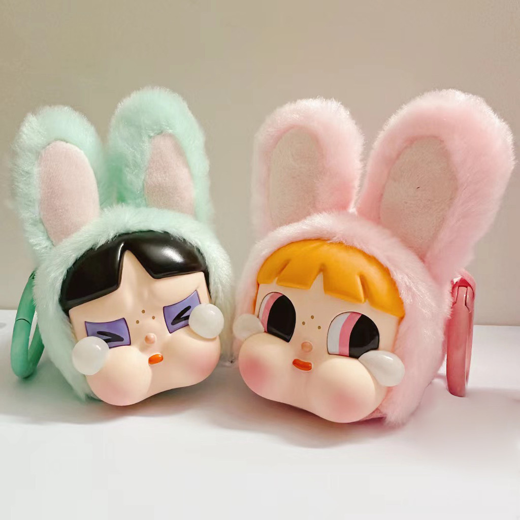 Pop Mart Crybaby & Powerpuff Girls Plush Keychain Series จี้กระเป๋าเป้ ...