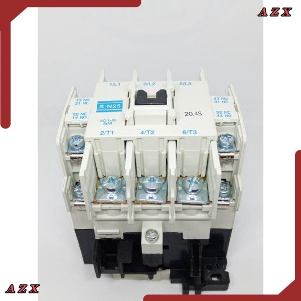 Magnetic Contactor S-N25 SN25 220VAC Mitsubishi 24vac 380vacแมกเนติกคอนแทคเตอร์ SN-25 ยี่ห้อ ...