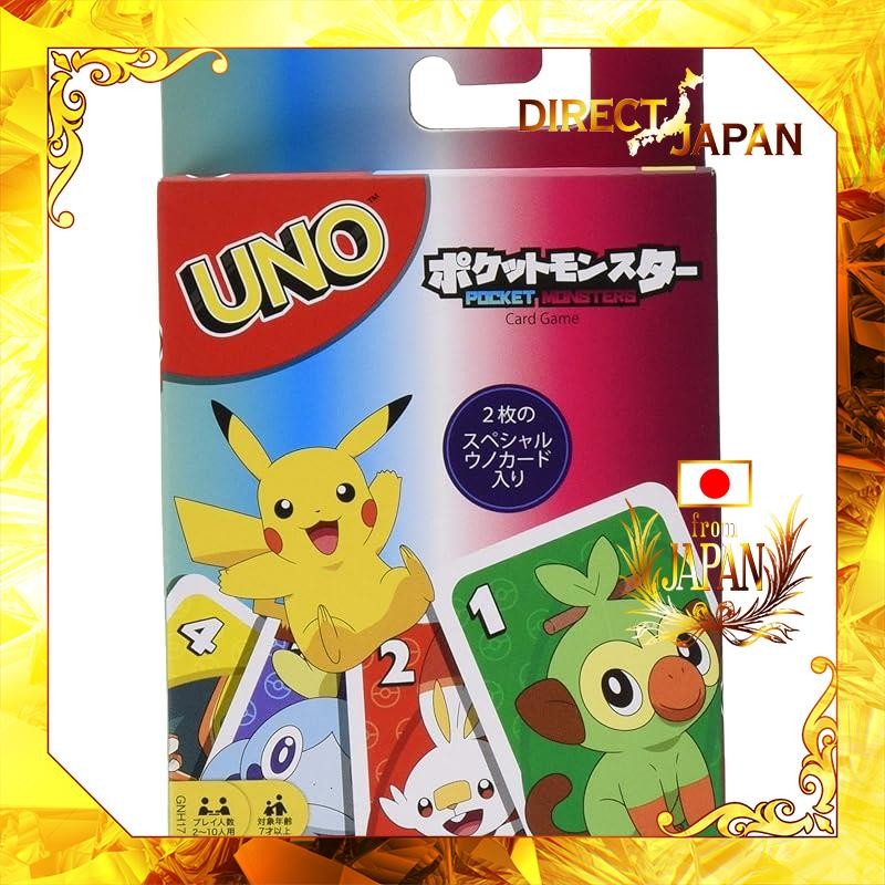 UNO Pocket Monsters [Special Rule Card with Kabigon & Gekkouga] GNH17 ...