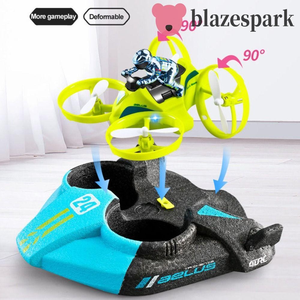 BLAZESPARK 3 in 1 Quadcopter เรือ, Sea Land Air Flight EPP โฟม Mini RC Drone, Profesional รีโมท ...