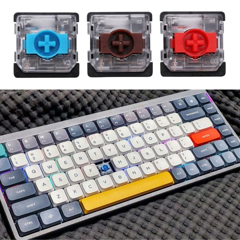 MDD 10PCS Low Profile Mechanical Keyboard Switch Buttons KS-27 Red ...