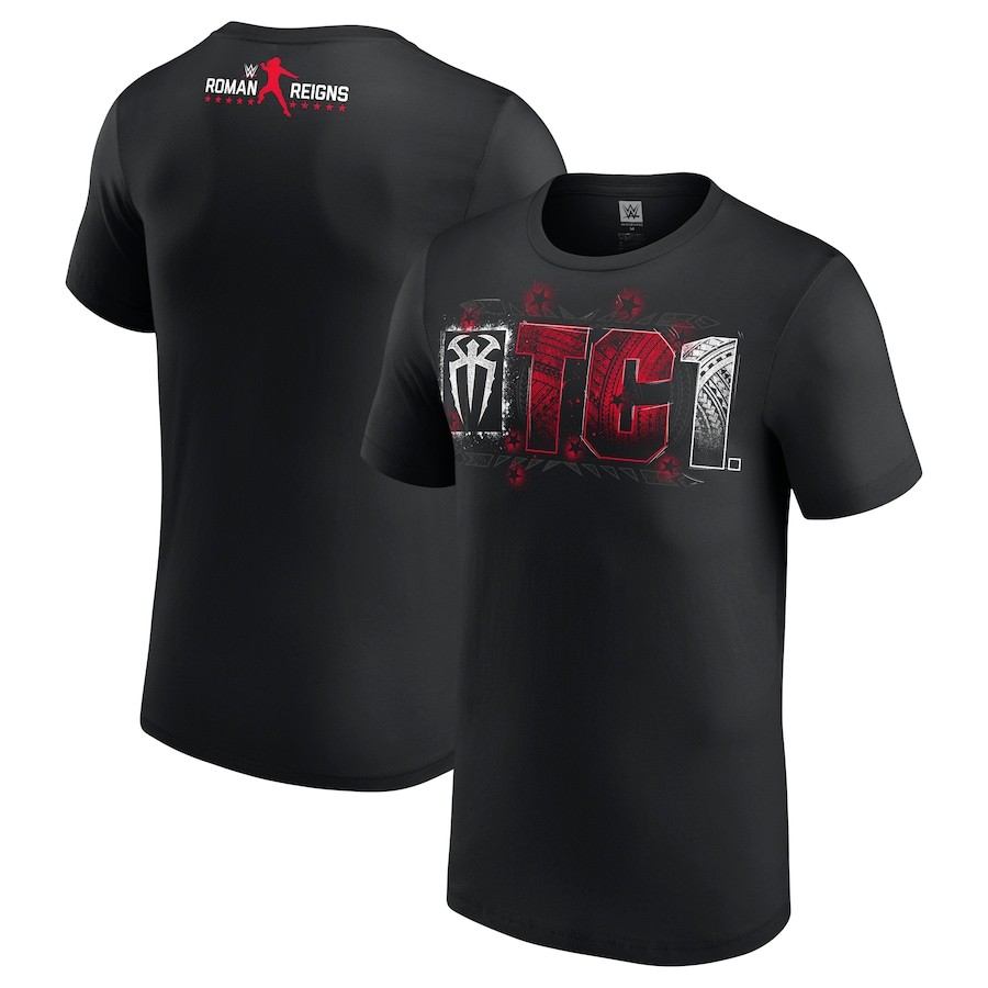 เสื้อยืด WWE Tribal Chief Roman Reigns แขนสั้นสำหรับผู้ชาย | Shopee Thailand