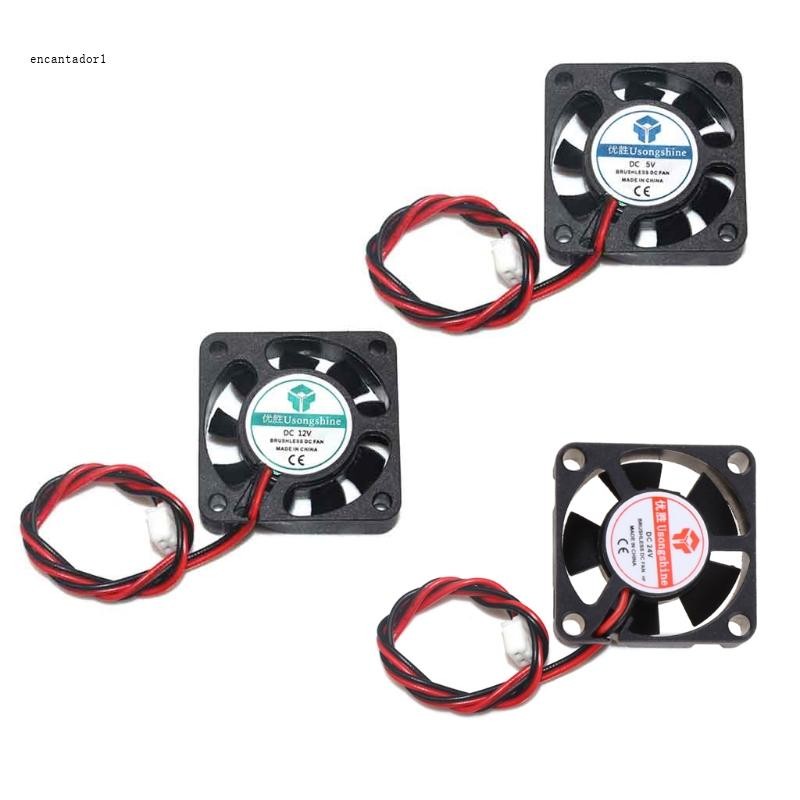 DC 5V/12V/24V Computer CPU Cooler Mini 4010 Cooling Fan 40x40x10mm Small Exh | Shopee Thailand