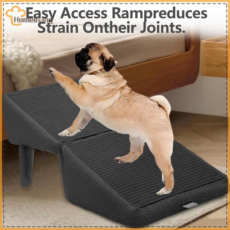บ้าน 2-in-1 Convertible ไม้ Home Step สตูลสุนัข Ramp บันได, สุนัข Ramp ...
