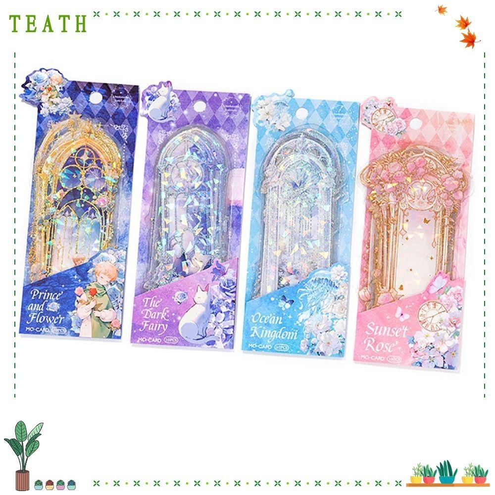 ที่คั่นหนังสือ TEATH, Star Wishing Star River PET Stickers Book Page ...