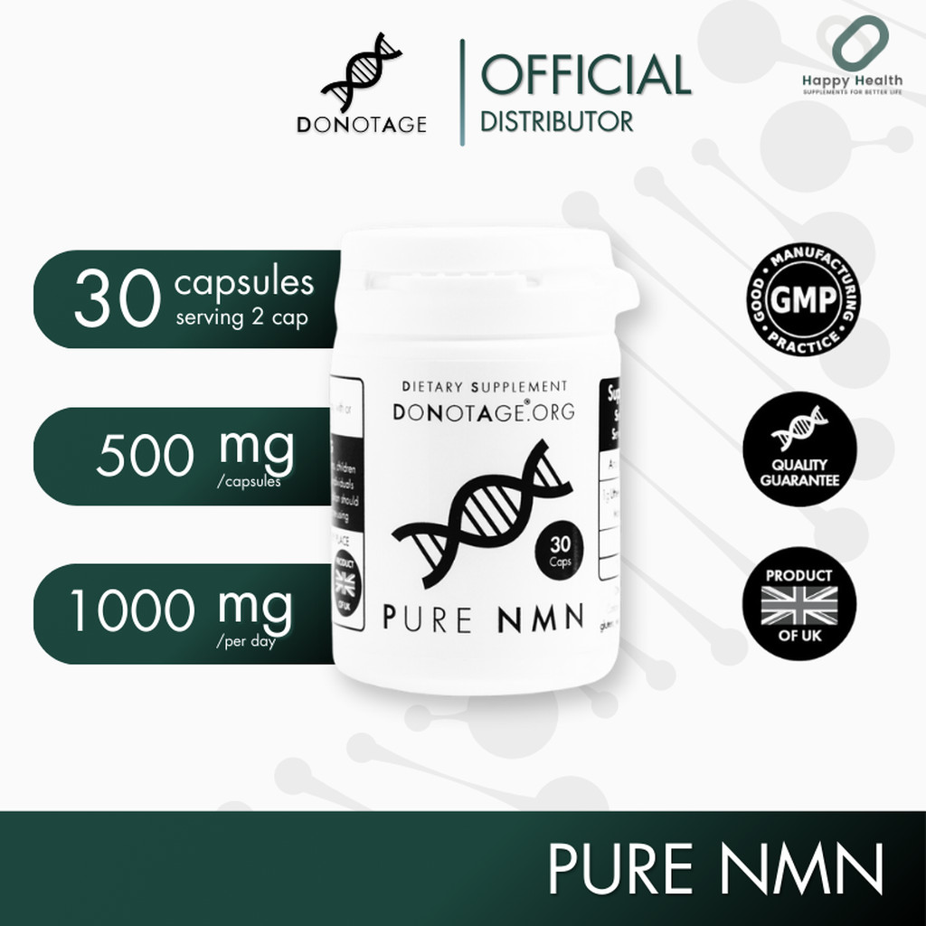 "เหลือ 1,560.- (เก็บโค้ดหน้า Shopee ลด 20% ) NMN (30 แคปซูล) Do Not Age 1000 mg. Purity 99% ...